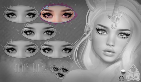 Second Life Marketplace - UniCult - Cutie Liner Pink