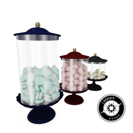 Second Life Marketplace - Princess Closet-Candy Jar(Dark) (BOXED)
