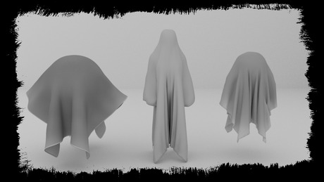Second Life Marketplace - Aquatica Mesh - AM024026 Ghost Set