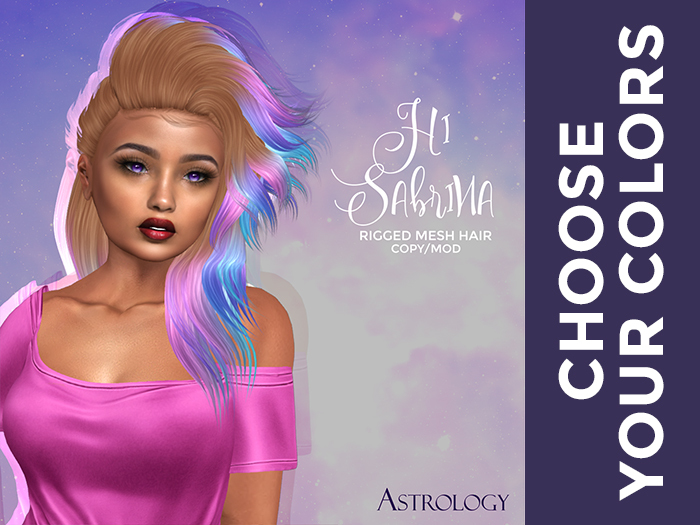 Second Life Marketplace - Hair by Astrology: Hi Sabrina ~ Custom