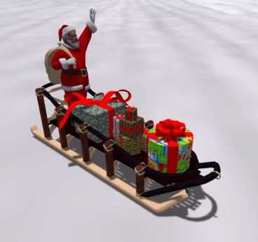 Second Life Marketplace - [CDJ] Christmas Sled / Weinachtsschlitten