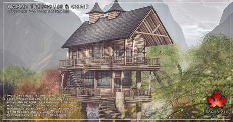Second Life Marketplace - Trompe Loeil - Hadley Treehouse [mesh]