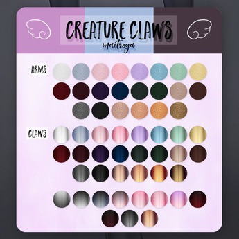 Second Life Marketplace - Sweet Thing. Creature Claws & Arm Fades ...