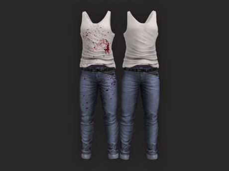 Second Life Marketplace - LL - Blood Splatter (wear to unpack)