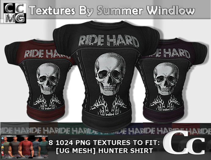 Second Life Marketplace - UG HUNTER TEXTURES -RIDE HARD X 8 FULL PERM