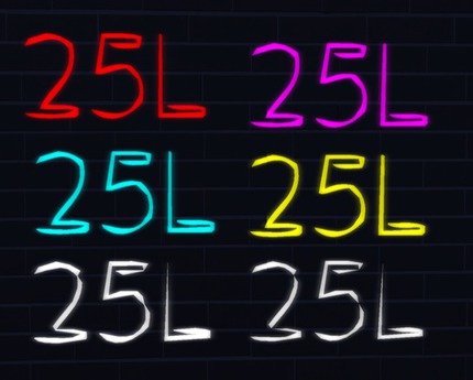 Second Life Marketplace - [ND] Sign 25L Neon::MESH::