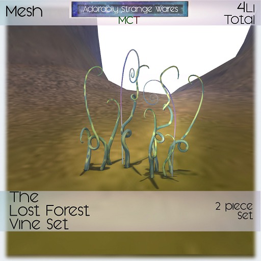 Second Life Marketplace - ~ASW~ The Lost Forest Vine Set