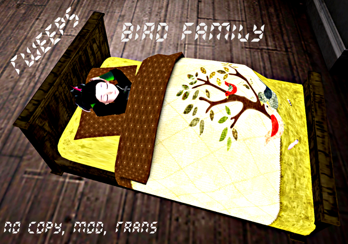 Second Life Marketplace - *~*Tweeps*~* Sleepy AFK Beds Bird Family