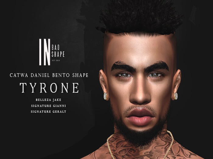 Second Life Marketplace - -IBS- Tyrone Catwa Daniel Bento Shape