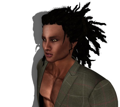 Second Life Marketplace - MN Hair Dreads Black & Michael shape ...