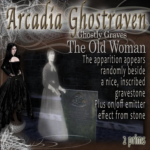 Second Life Marketplace - Old Woman Ghost. Creepy/spooky/ghost ...