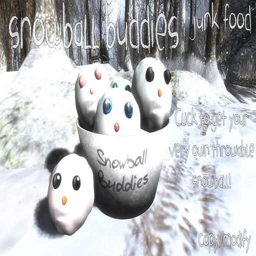 Second Life Marketplace - Junk Food - Snowball Buddies (PROMO SALE)