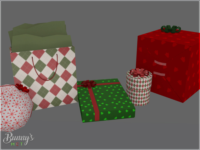 Second Life Marketplace - Bunny's Mod+Transfer Gift Boxes / Christmas