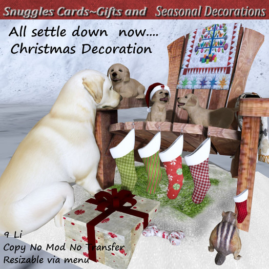 Second Life Marketplace - All settle down now.... Christmas Decoration ...