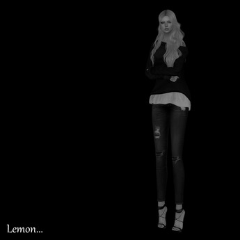 Second Life Marketplace - Pose Standing Girl - Woman Arms Crossed - Lemon