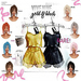 Second Life Marketplace - .: vive nine :. Silk Lounge Set - Black ...