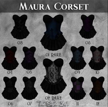 Second Life Marketplace - GACHA - TSL - Maura Corset Dress [04] - Hourglass
