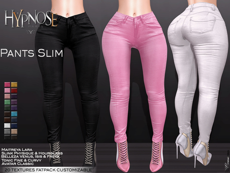 Second Life Marketplace - HYPNOSE - PANTS SLIM