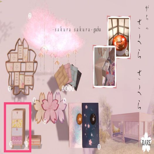 Second Life Marketplace - *::.who what.::* [Jpn] -sakura sakura- 10 ...
