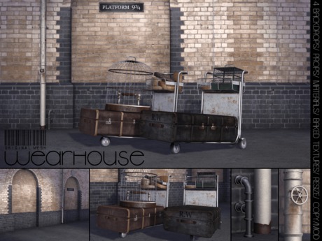 Second Life Marketplace - WeArH0uSE [platform&props] FullSet
