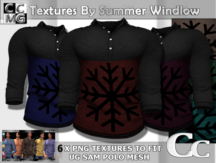 Second Life Marketplace - UG SAM POLO TEXTURES -FLAKES X 6 FULL PERM
