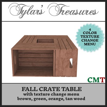 Second Life Marketplace - .:TT:. FALL CRATE TABLE BOX