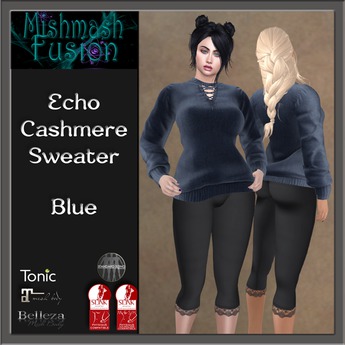 Second Life Marketplace - ~*MF*~ Echo Sweater - Blue