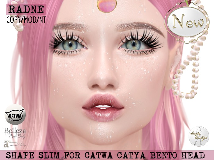 Second Life Marketplace - .:SB:.RADNE (Catwa Catya Bento Head Shape ...