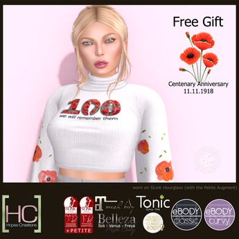 Second Life Marketplace - [HC] Athena 100th Anniversay Sweater ...