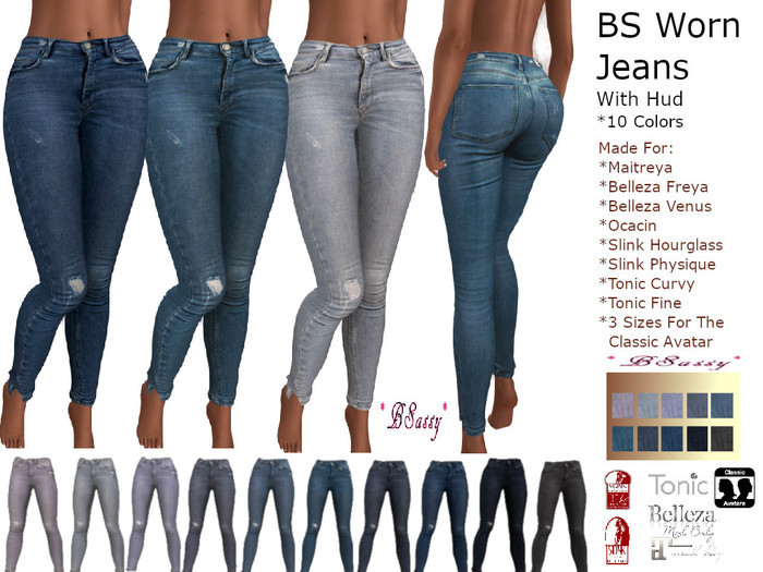 Second Life Marketplace - Ripped Jeans used