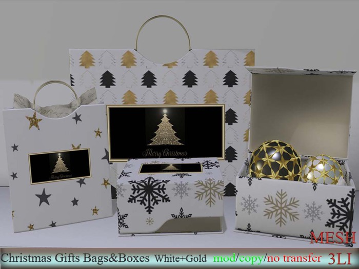 Second Life Marketplace - Christmas Gifts Bags & Boxes