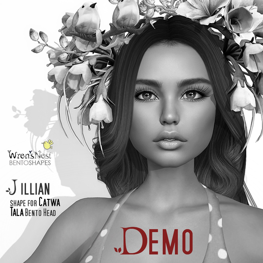 Second Life Marketplace - { wren's nest } Jillian DEMO Shape for Catwa ...