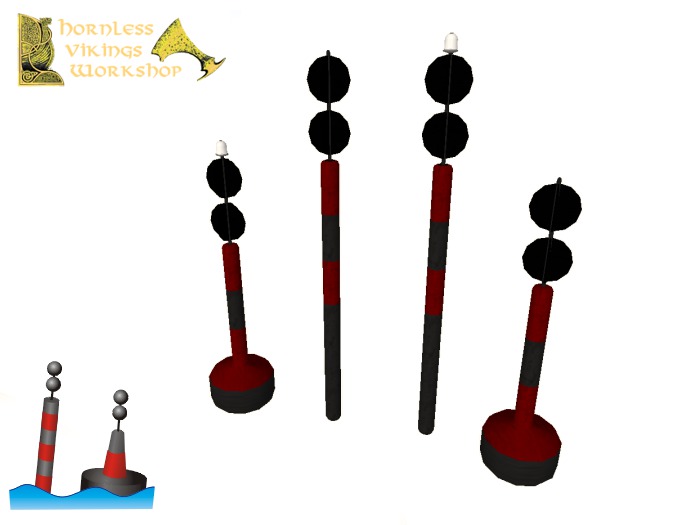 Second Life Marketplace - [HVW] Isolated Danger Markers & Buoys
