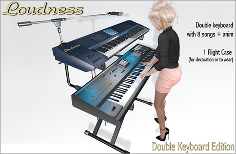 Second Life Marketplace - =LD= Double Keyboard X8 & K50