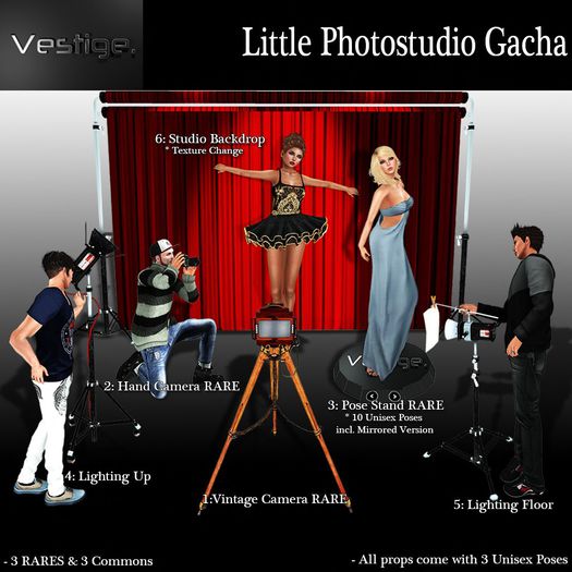 Second Life Marketplace - Vestige Little PhotoStudio LightingFloor