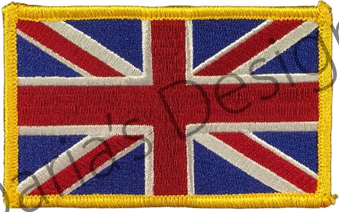 Second Life Marketplace - UK-Union-Jack-Patch-Gold-Border