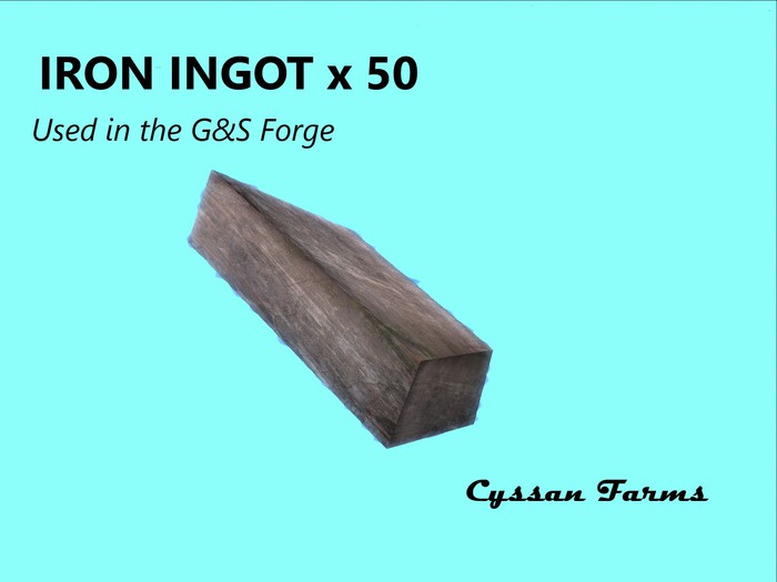 Second Life Marketplace - G&S Iron Ingot x 50
