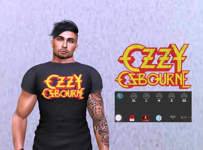 Second Life Marketplace - ! JokerWear OZZY 2 T SHIRT [ADD ME]