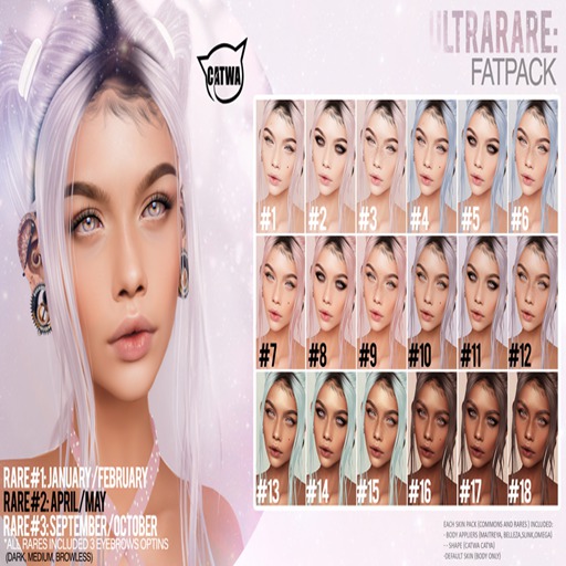 Second Life Marketplace - #8 April - CATWA SKIN App.