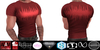 Second Life Marketplace - Red Shirt with Sound Wave - Mesh and Classic ...