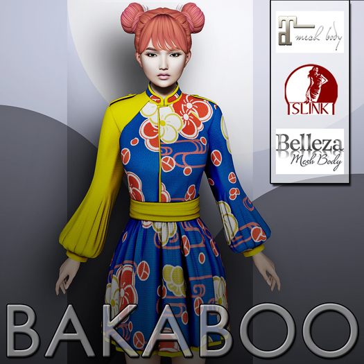 Second Life Marketplace - Bakaboo - Baka Designer Dress - DEMO
