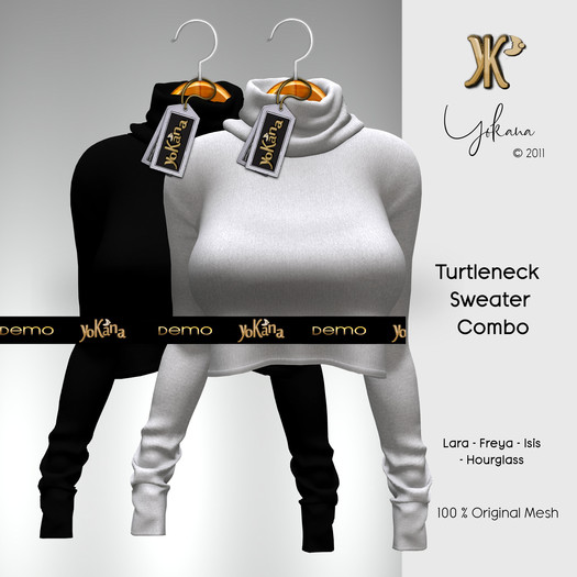 Second Life Marketplace - YK - Turtleneck Sweater Demo Second Life Marketplace - YK - Turtleneck Sweater Demo