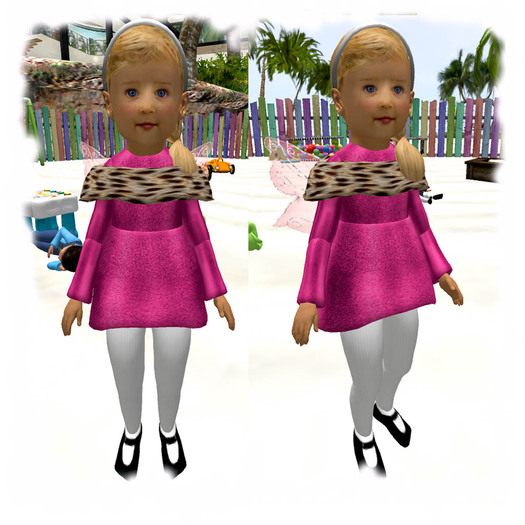 Second Life Marketplace - ZOOBY SPARKLY PINK DRESS OUTFIT