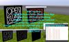 Second Life Marketplace - Open 24 Hours White Neon Blinking Sign Mesh ...