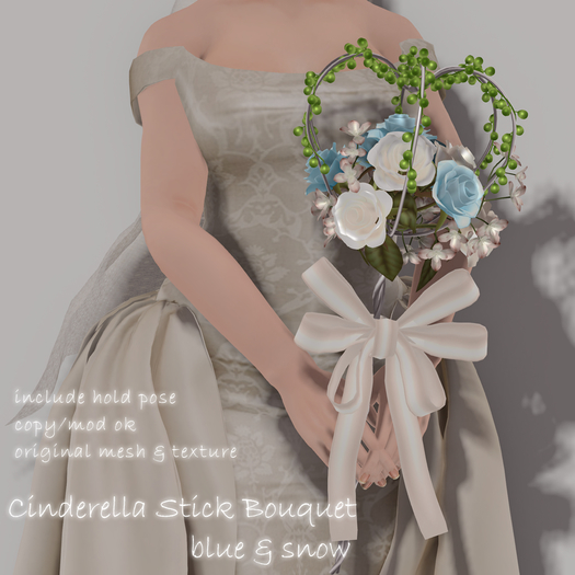 Second Life Marketplace - *N*Cinderella Stick Bouquet #BLE&S