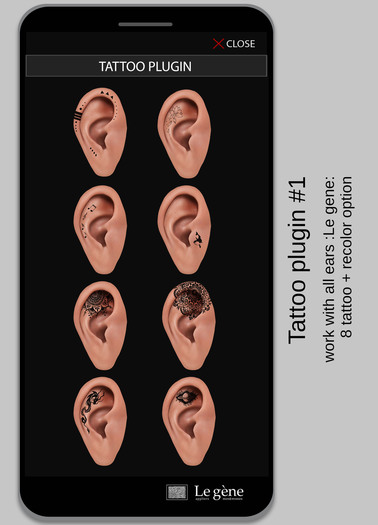 Second Life Marketplace - :Lg: - : Tattoo plugiin: - Tattoo plugin #1