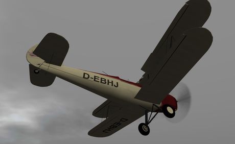Second Life Marketplace - PAINT Stampe SV4 D-EBHJ "Pigs might fly"
