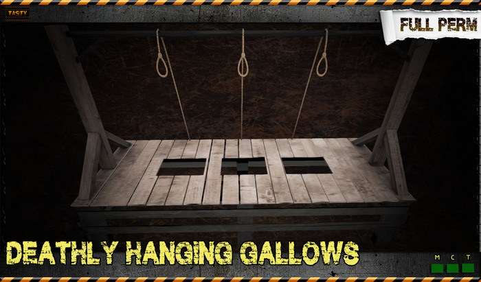 Second Life Marketplace - ..::Tasty::.. Deathly Hanging Gallows //FULL ...