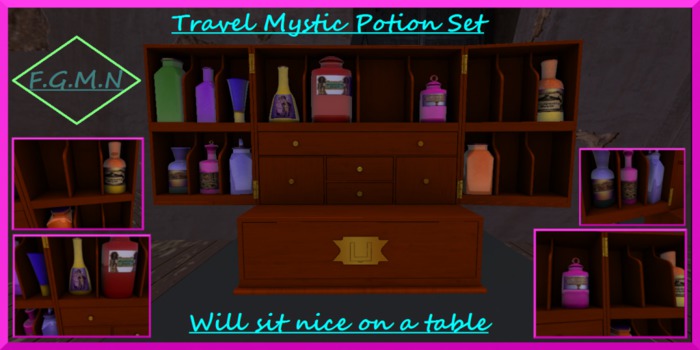 Second Life Marketplace - F.G.M.N/Travel Mystic Potion set