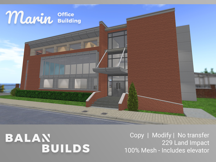 Second Life Marketplace - [Balan Builds] Marin Office Building